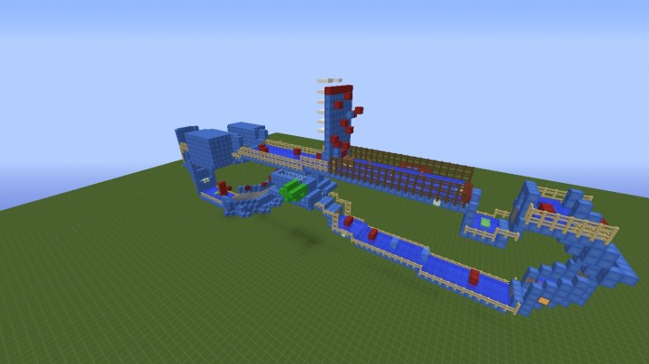 WipeOut Minecraft Race Minecraft Map