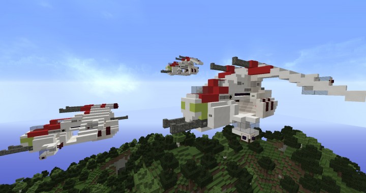 Star Wars: Republic Gunship Minecraft Map