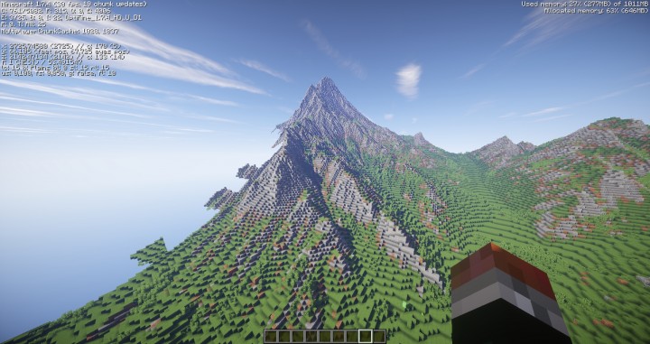 Lonely Mountain (not Erebor) Minecraft Map