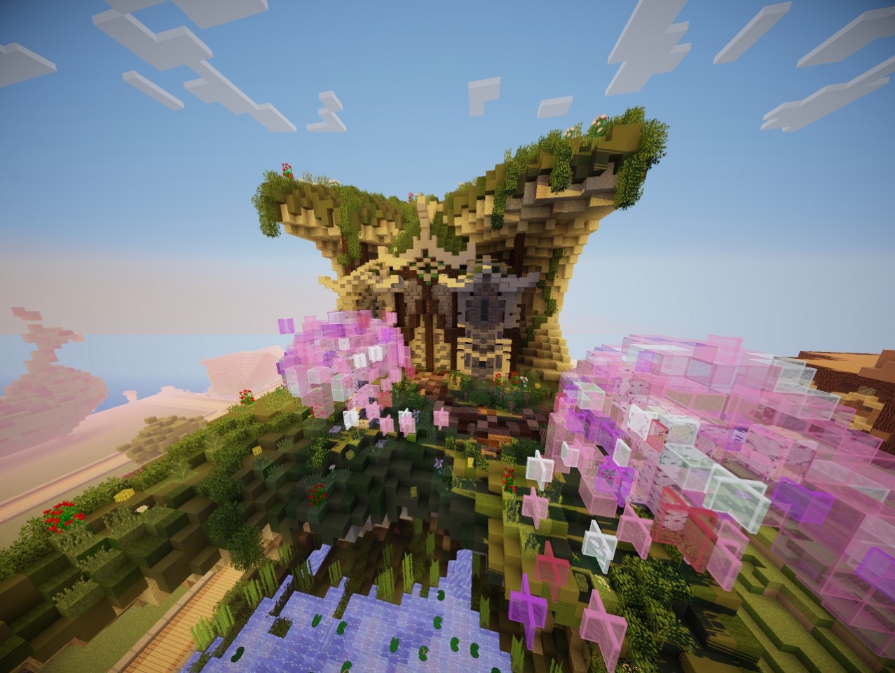 Oriental Temple | Plot Build | Minecraft Map