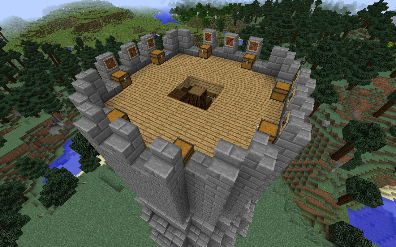 Castle Sanctorum: Northwest Watch tower Minecraft Map