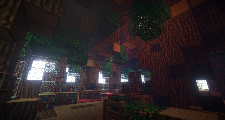 Elven Treehouse- Ellesmera (The Inheritance cycle) Minecraft Map