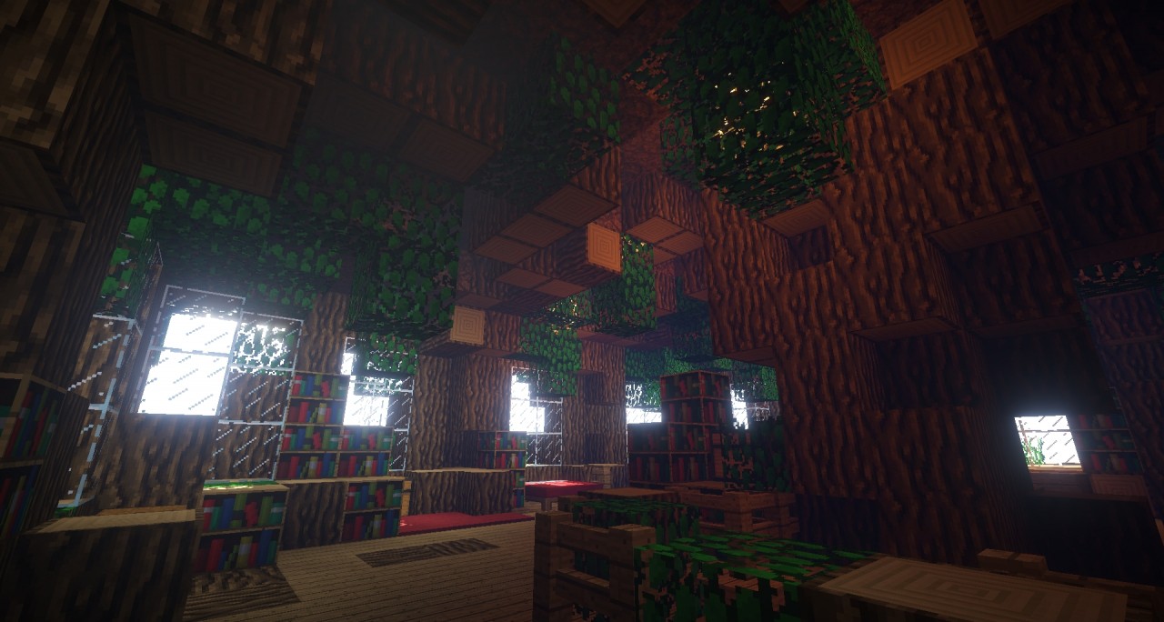 Elven Treehouse- Ellesmera (The Inheritance cycle) Minecraft Map