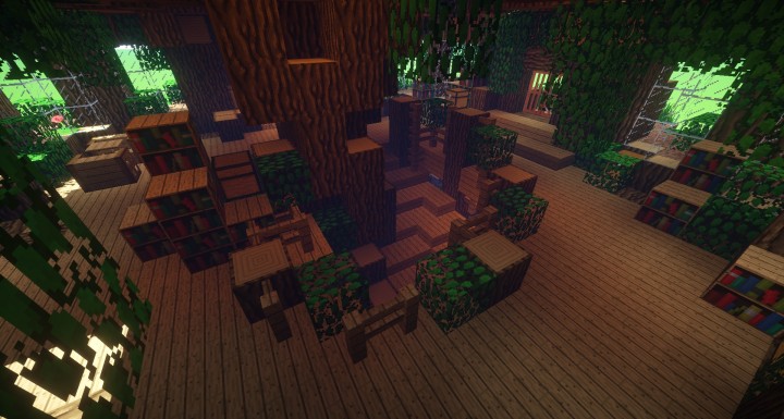 Elven Treehouse- Ellesmera (The Inheritance cycle) Minecraft Map