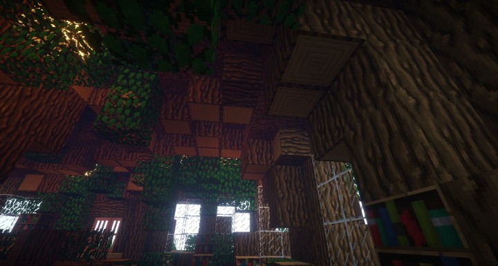 Elven Treehouse- Ellesmera (The Inheritance cycle) Minecraft Map
