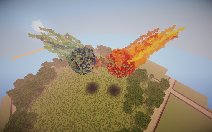 Creative Plot -Elemental-Comets- Minecraft Map
