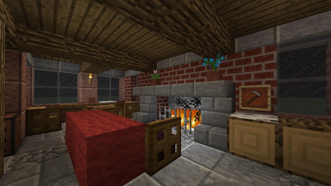 Tudor House | Trying out 1.8 blocks Minecraft Map