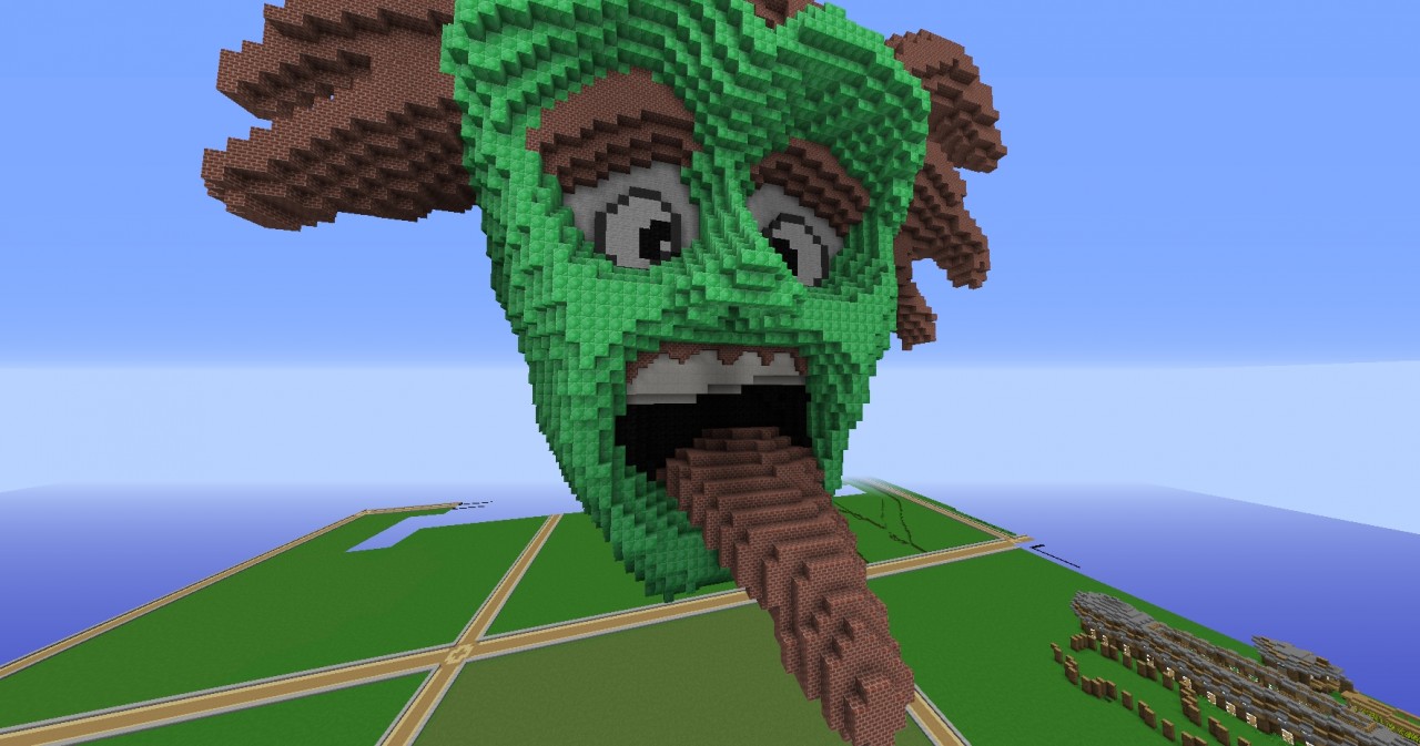 Crazy Face Organic Minecraft Map