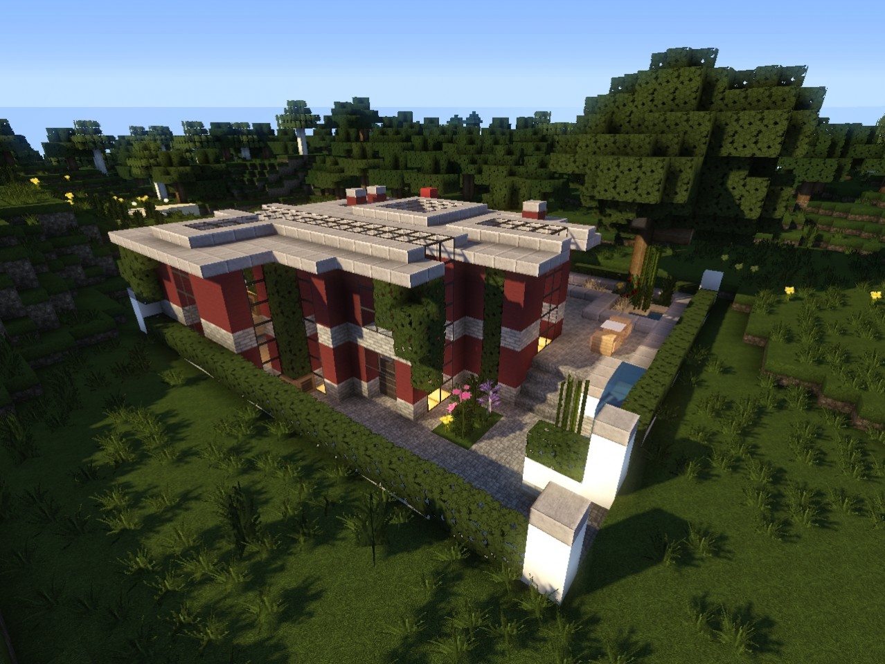 Moden House 25x25 - Minecraft 1.7.2 Minecraft Map