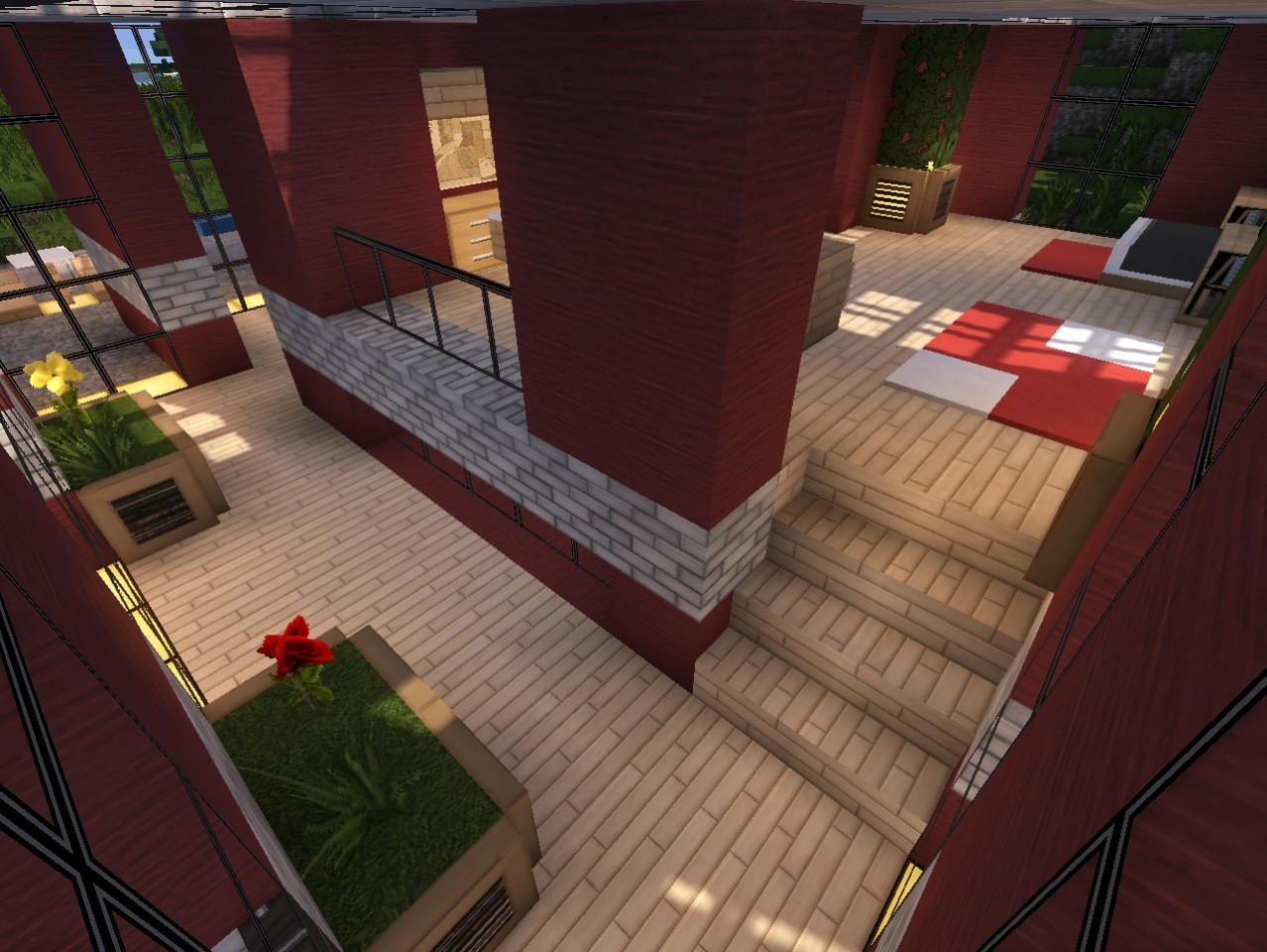 Moden House 25x25 - Minecraft 1.7.2 Minecraft Map