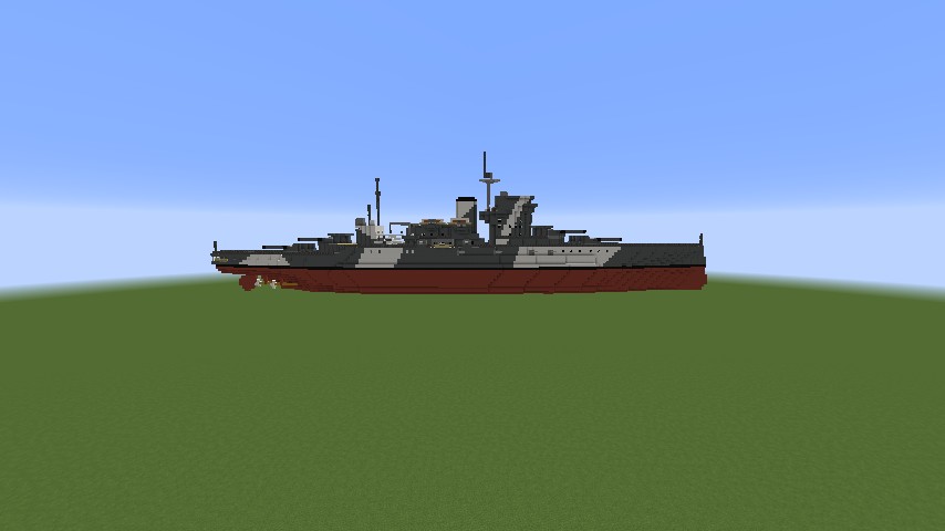 HMS Warspite Minecraft Map