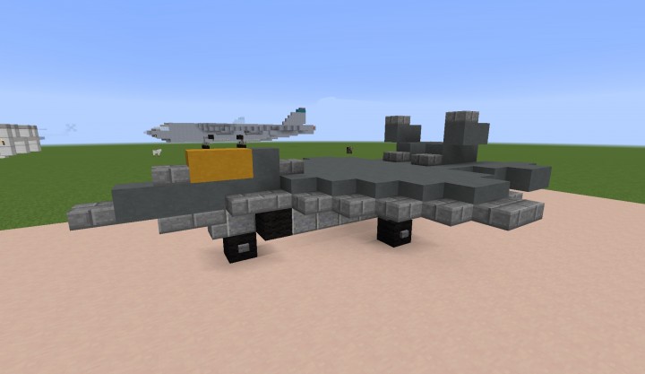 F-22 Raptor US Air Force Fighter Jet 1:1 Scale Minecraft Project