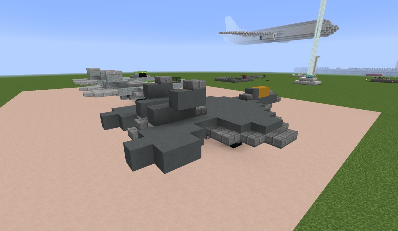 F-22 Raptor US Air Force Fighter Jet 1:1 Scale Minecraft Map
