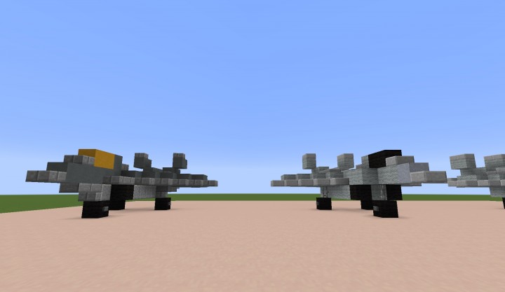 F-22 Raptor US Air Force Fighter Jet 1:1 Scale Minecraft Map