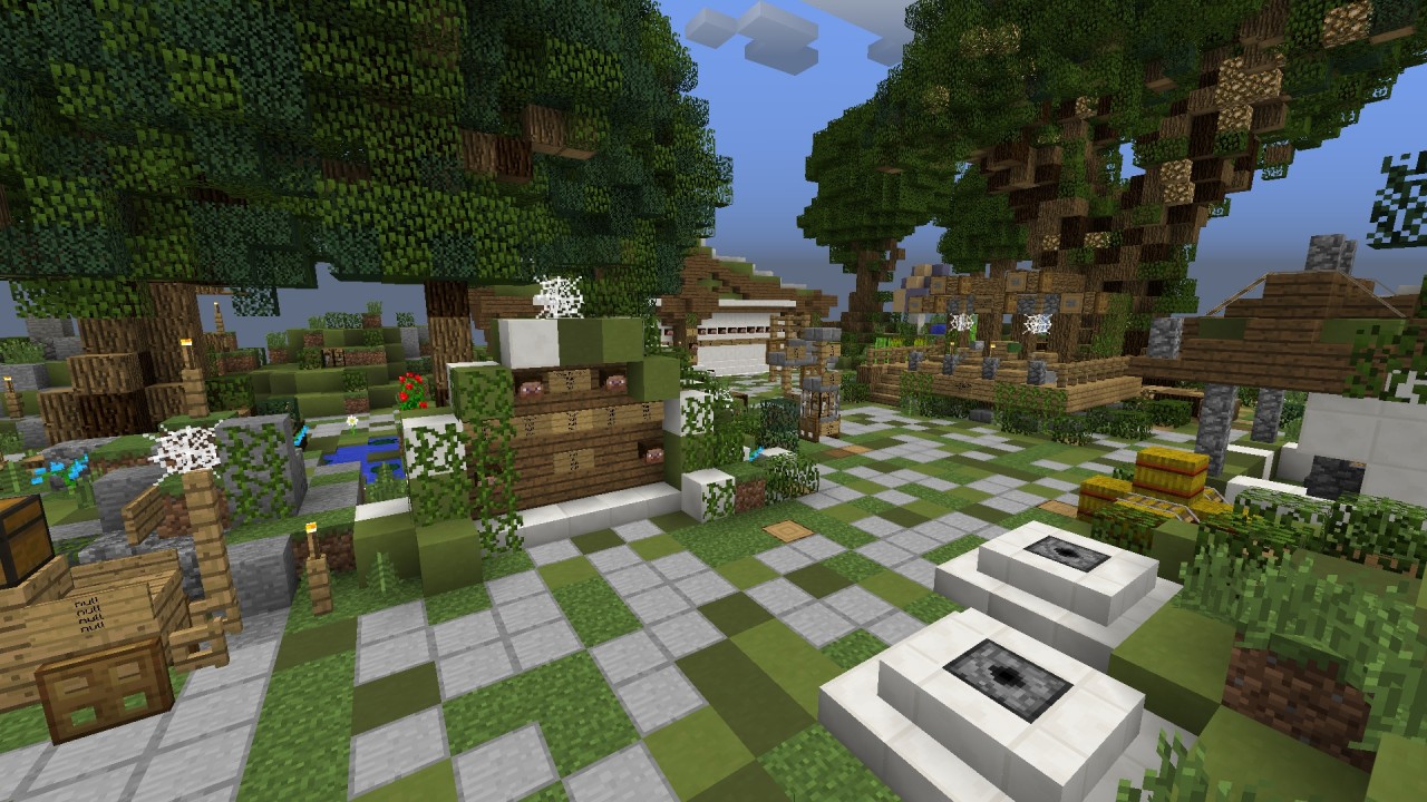 Minecraft Hunger Games Lobby Idea ( Trailer ) Minecraft Map