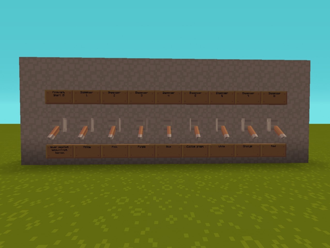 Mini Firework Minecraft Map