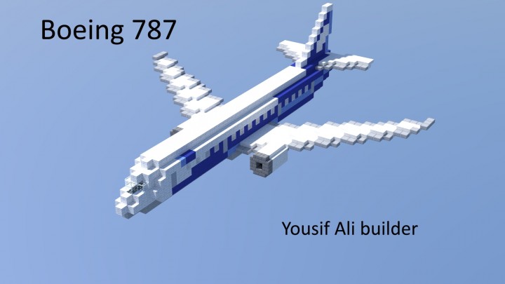 Boeing 787 Dreamliner Minecraft Map