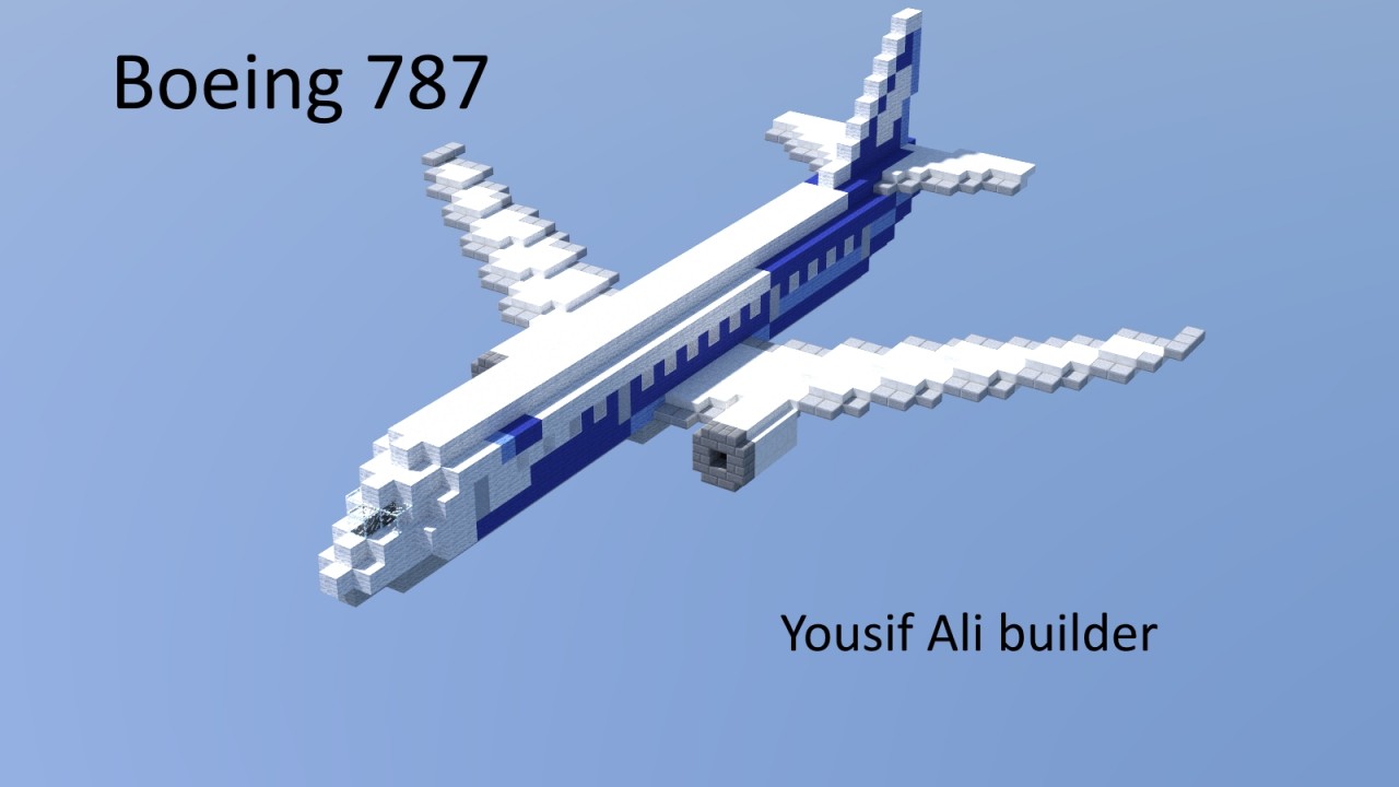 Boeing 787 Dreamliner Minecraft Map