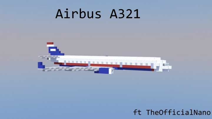 Airbus A321 Minecraft Map