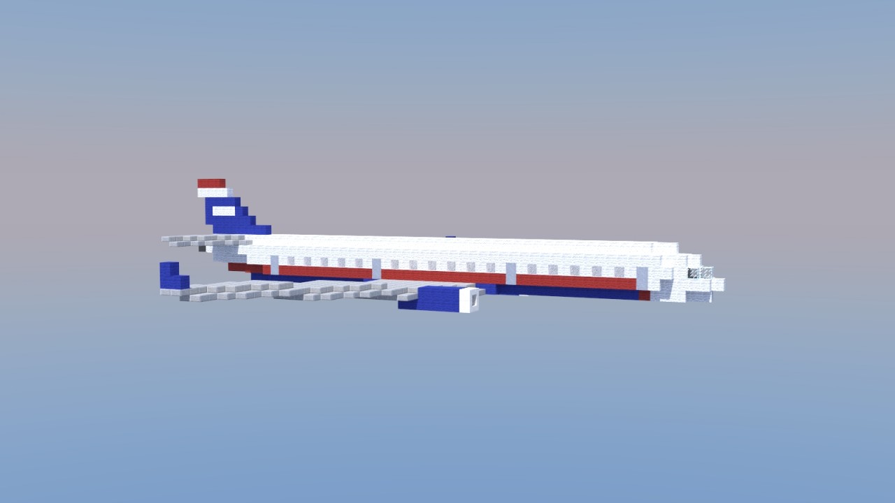 Airbus A321 Minecraft Map
