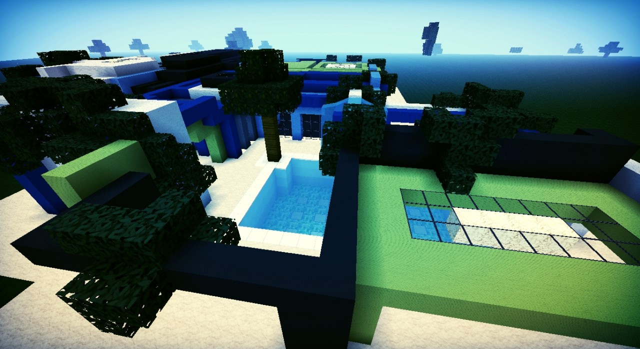 Lounge' Modern House Minecraft Map
