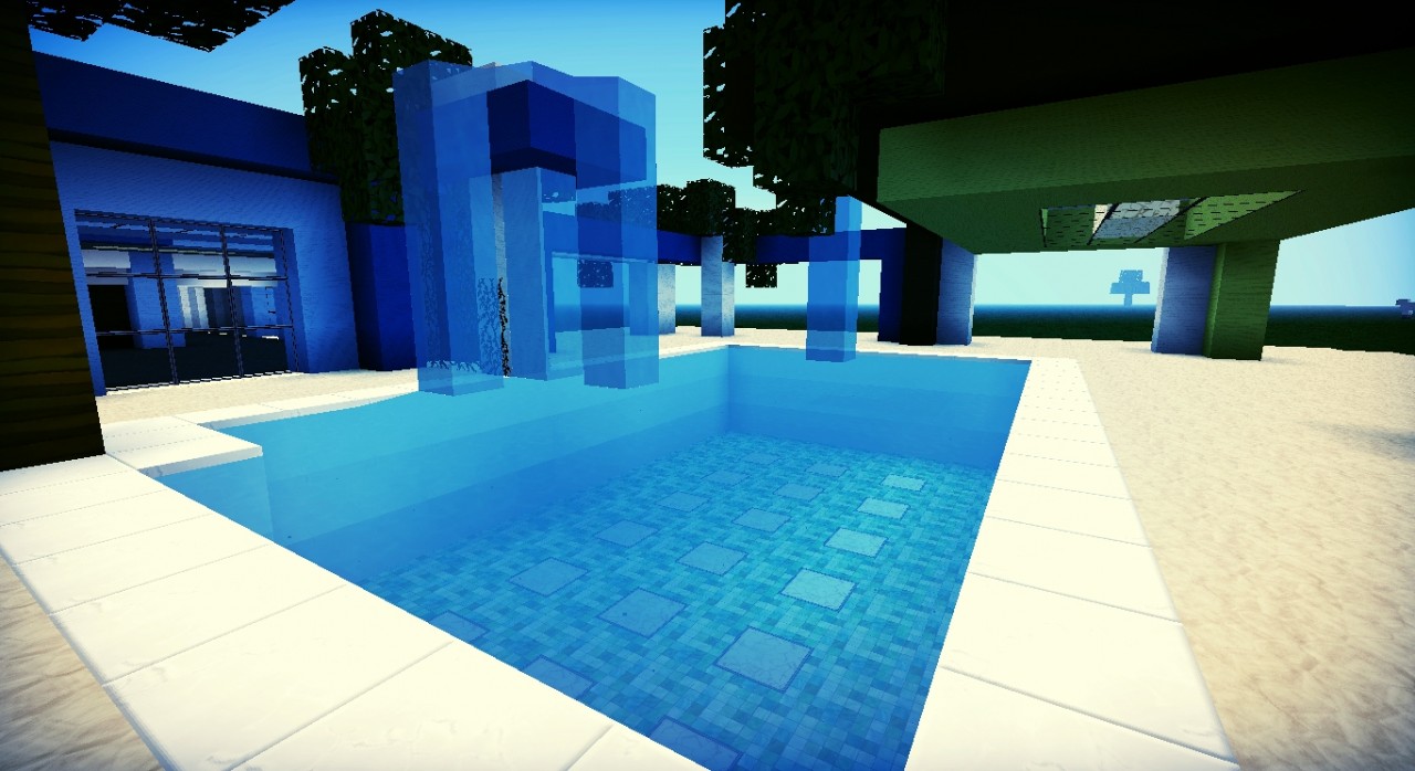 Lounge' Modern House Minecraft Map