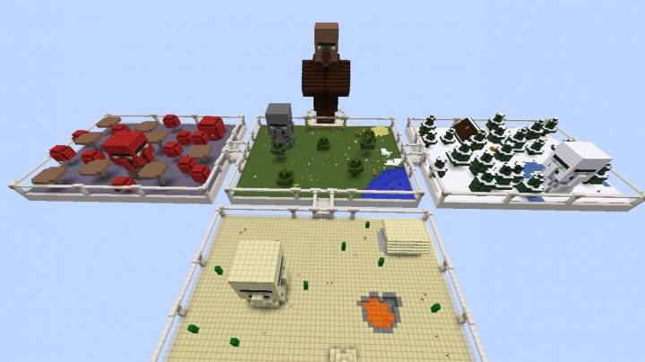 Sky Village Minecraft Map
