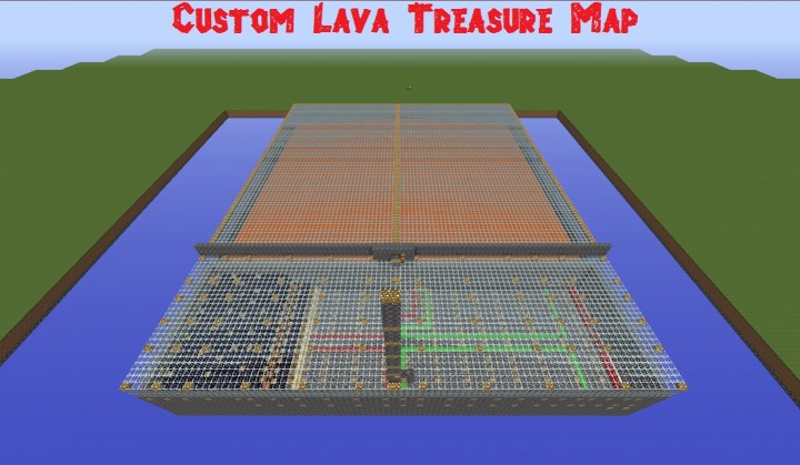 Custom Lava Treasure Map Minecraft Map