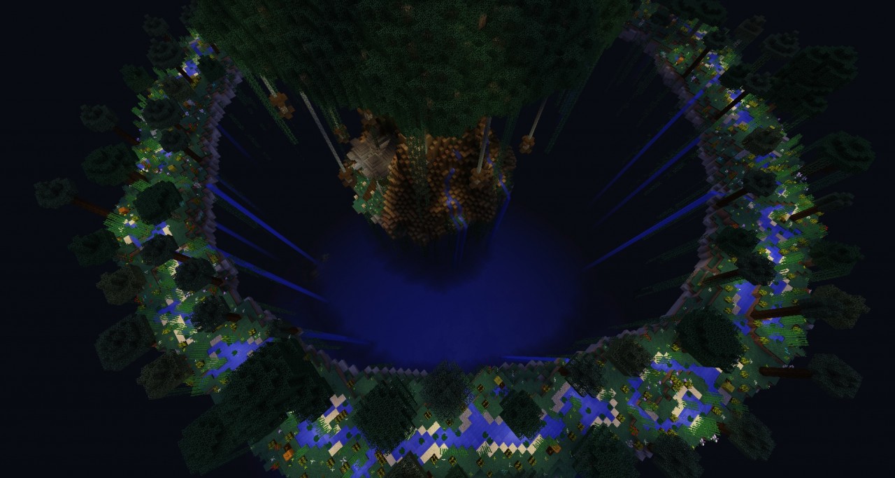 Floating Island with Giant Tree Minecraft Map