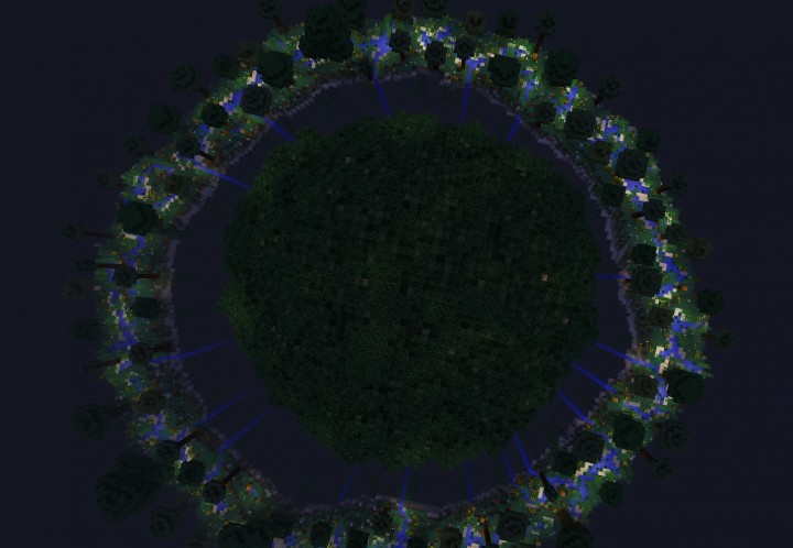 Floating Island with Giant Tree Minecraft Map