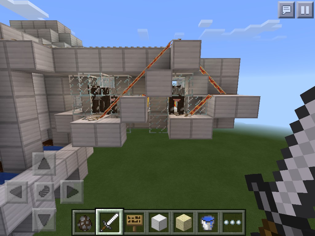 easy minecraft pe 0.10.0 alternative redstone code door Minecraft Map