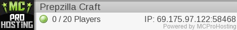 PREPZILLA CRAFT Minecraft Server