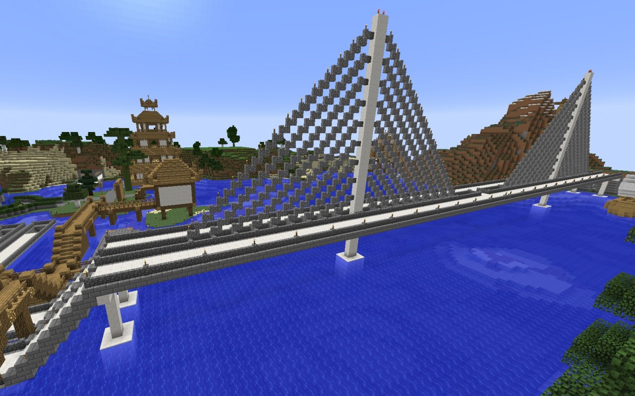 Quad City-Mecha Bay Bridge Minecraft Map