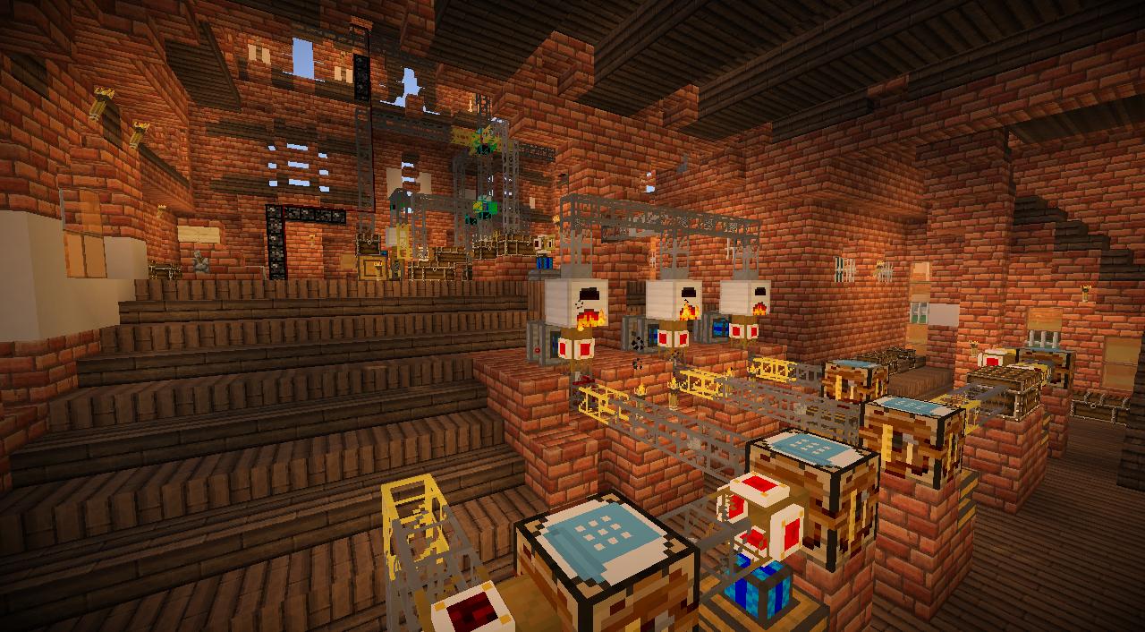 Map Buildcraft & Industrial Craft 1.7.10 Minecraft Map