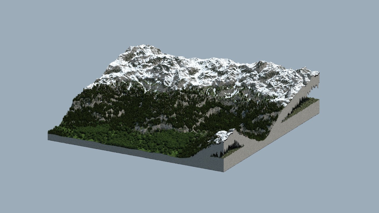 Renders of World machine terrain I made Minecraft Map