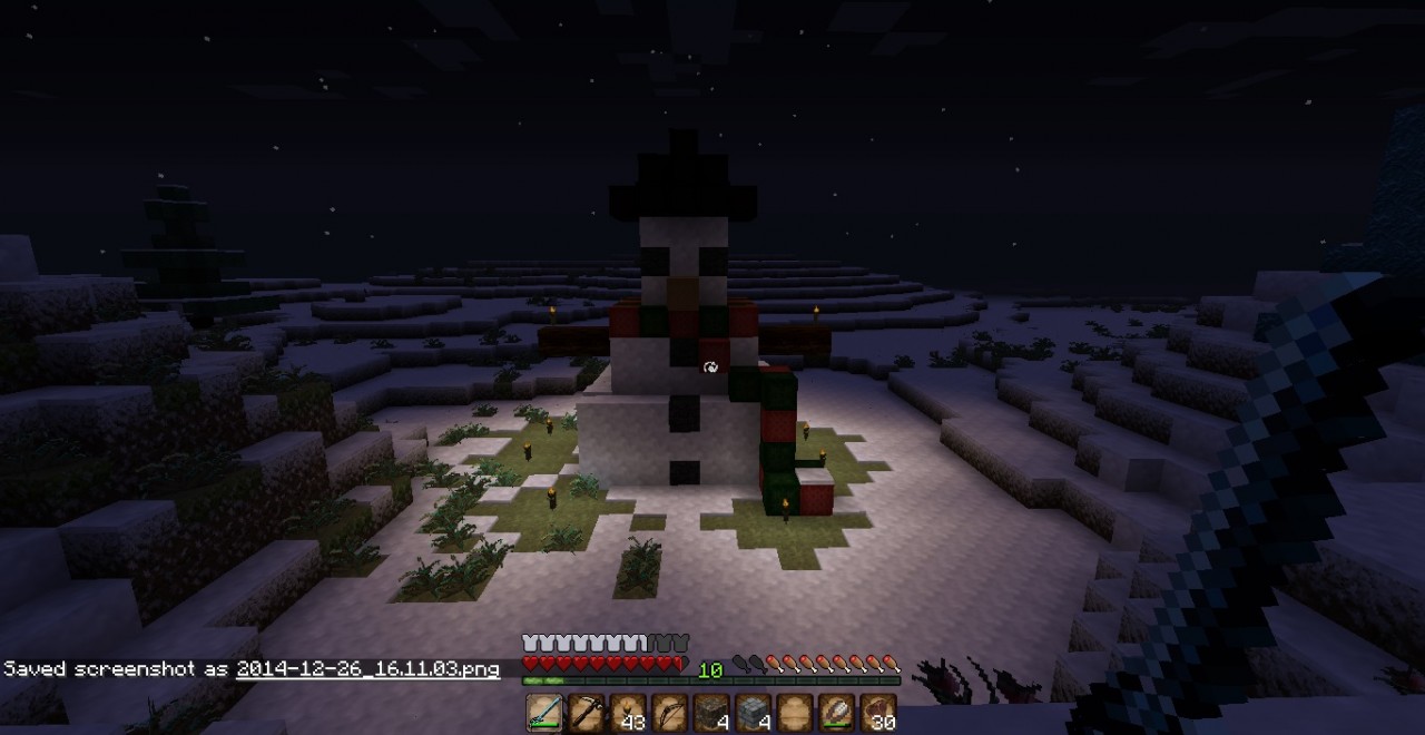 Snowman Minecraft Map