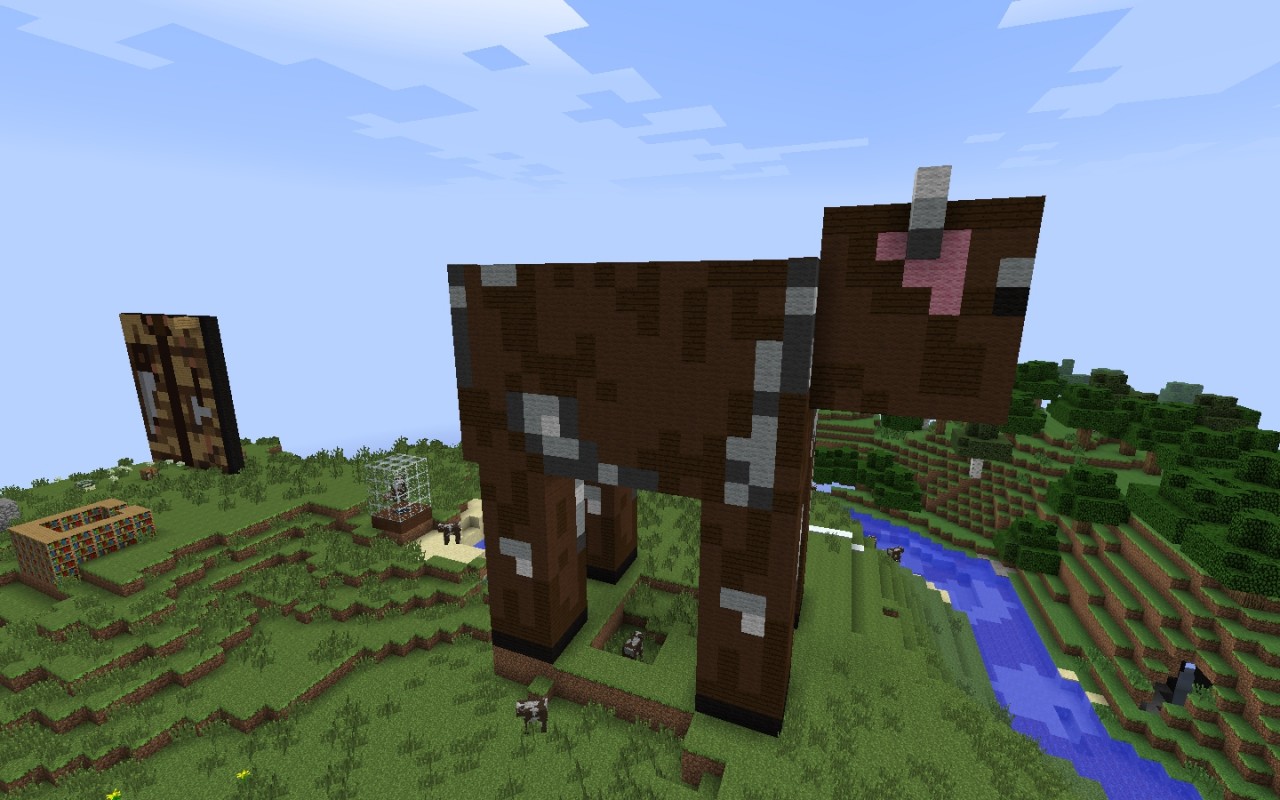 Statue of a Cow Minecraft Map