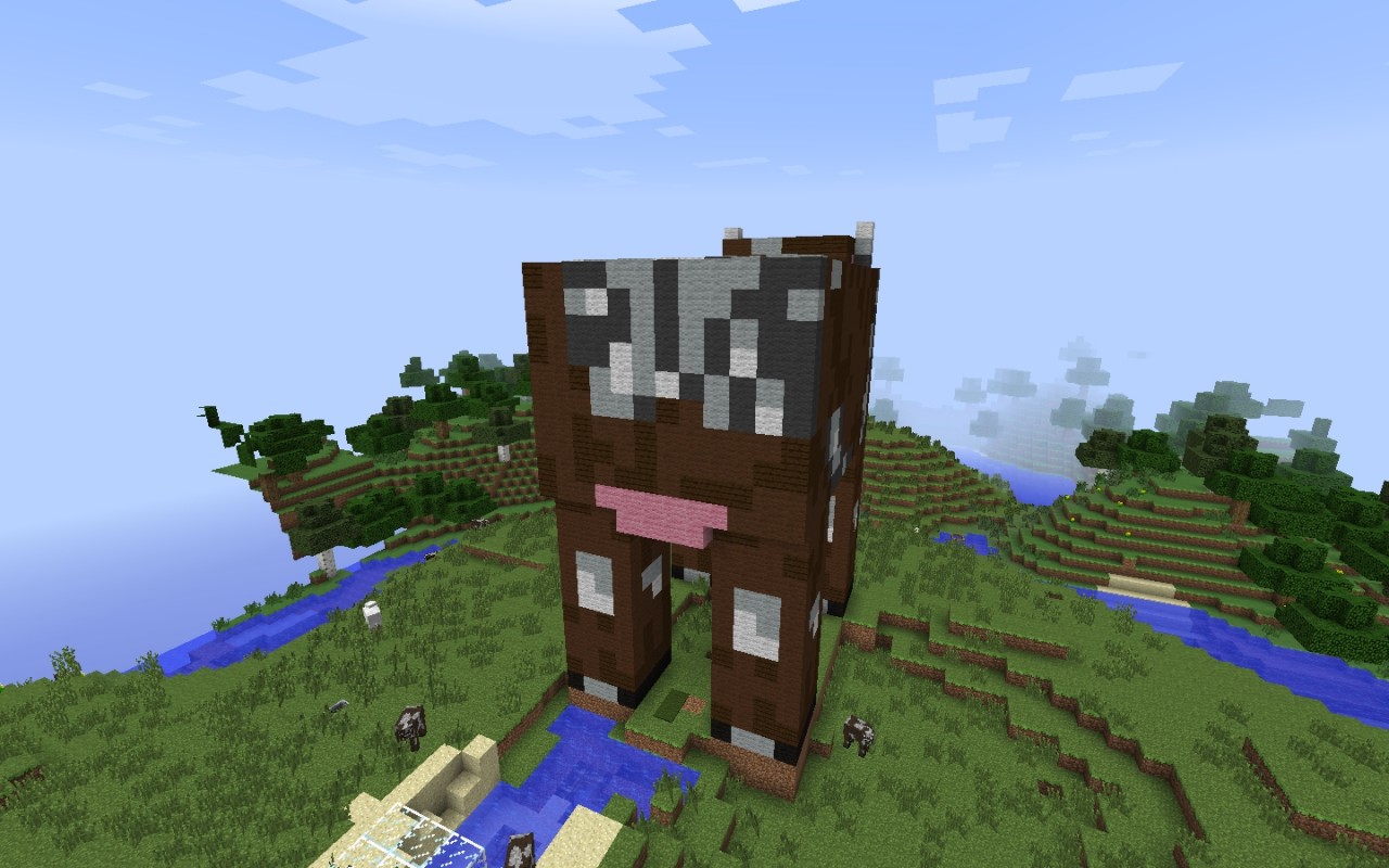 Statue of a Cow Minecraft Map
