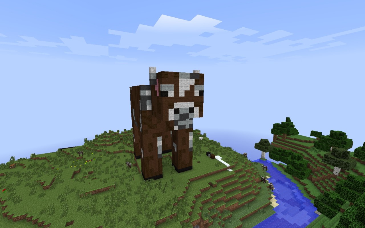 Statue of a Cow Minecraft Map