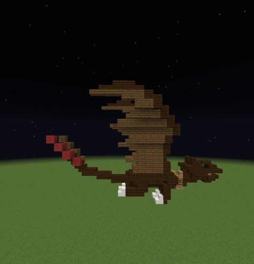 Flying Dragon (clone command) Minecraft Map