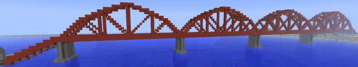 Camel-Back Truss Bridge Minecraft Map