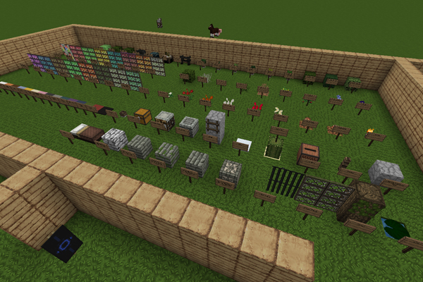 Blocks and Items 1.8 Minecraft Map