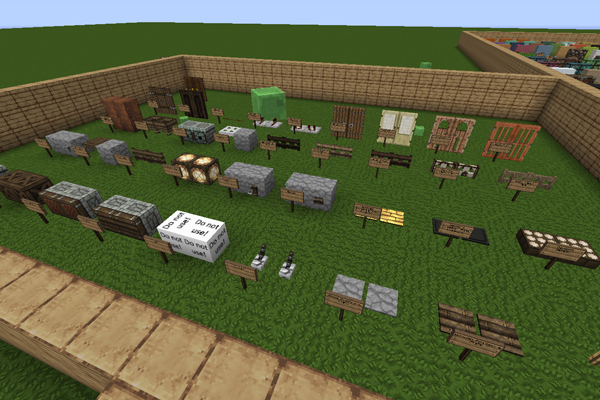 Blocks and Items 1.8 Minecraft Map