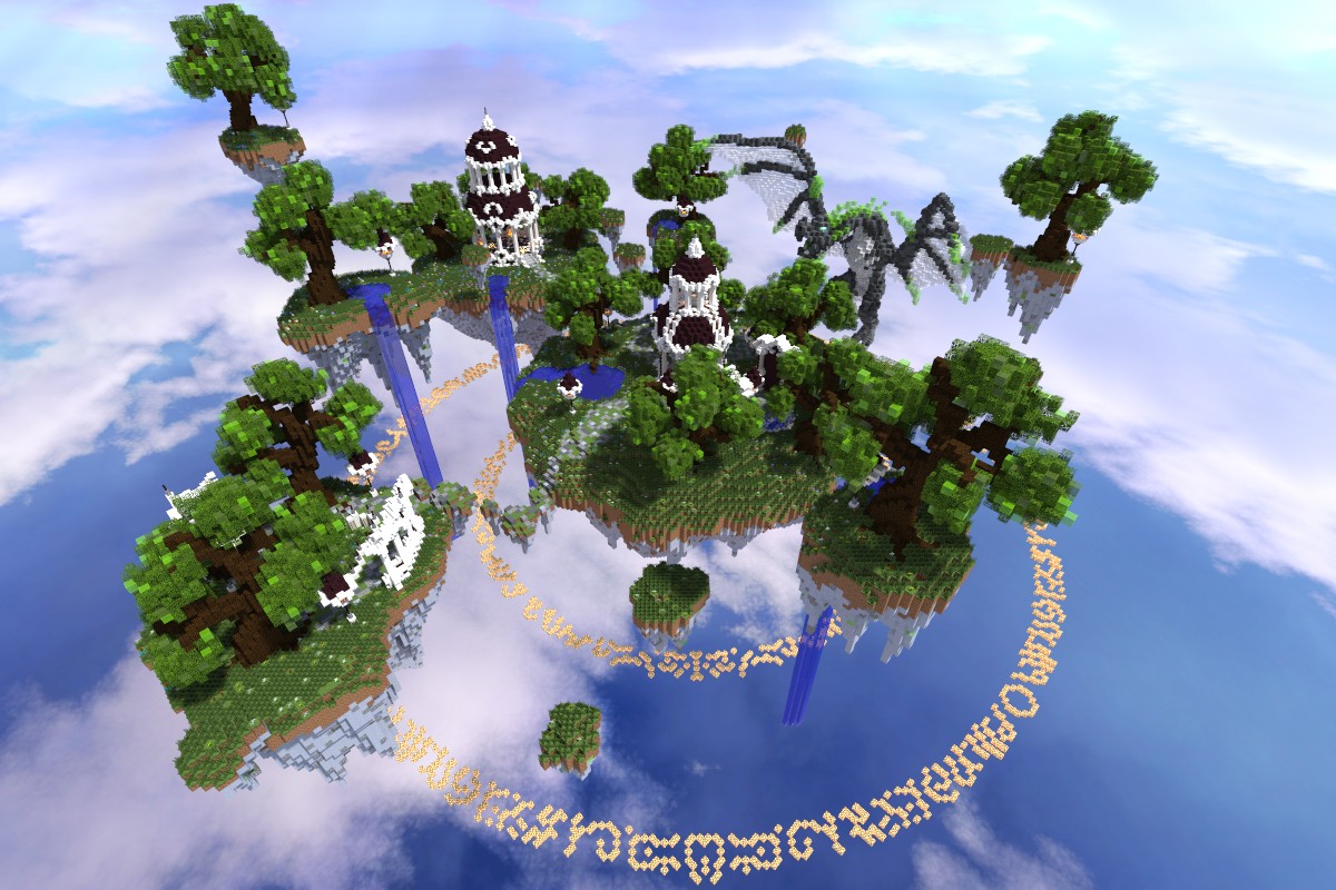 Vortex Network Skyblock Spawn Minecraft Map