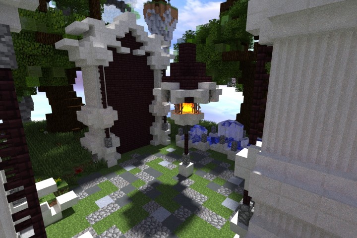 Vortex Network Skyblock Spawn Minecraft Map