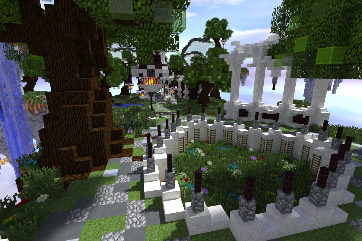 Vortex Network Skyblock Spawn Minecraft Map