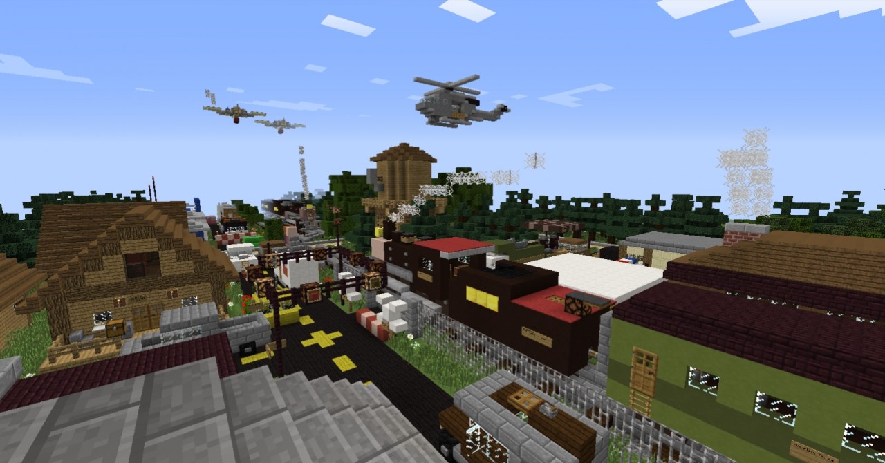 Minecraft Minertown 1927 V2 North County Minecraft Map