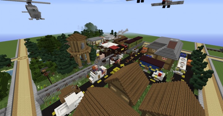 Minecraft Minertown 1927 V2 North County Minecraft Map