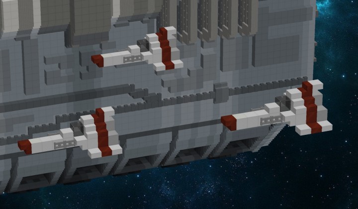 TTC: Defender Class Support Frigate Minecraft Map