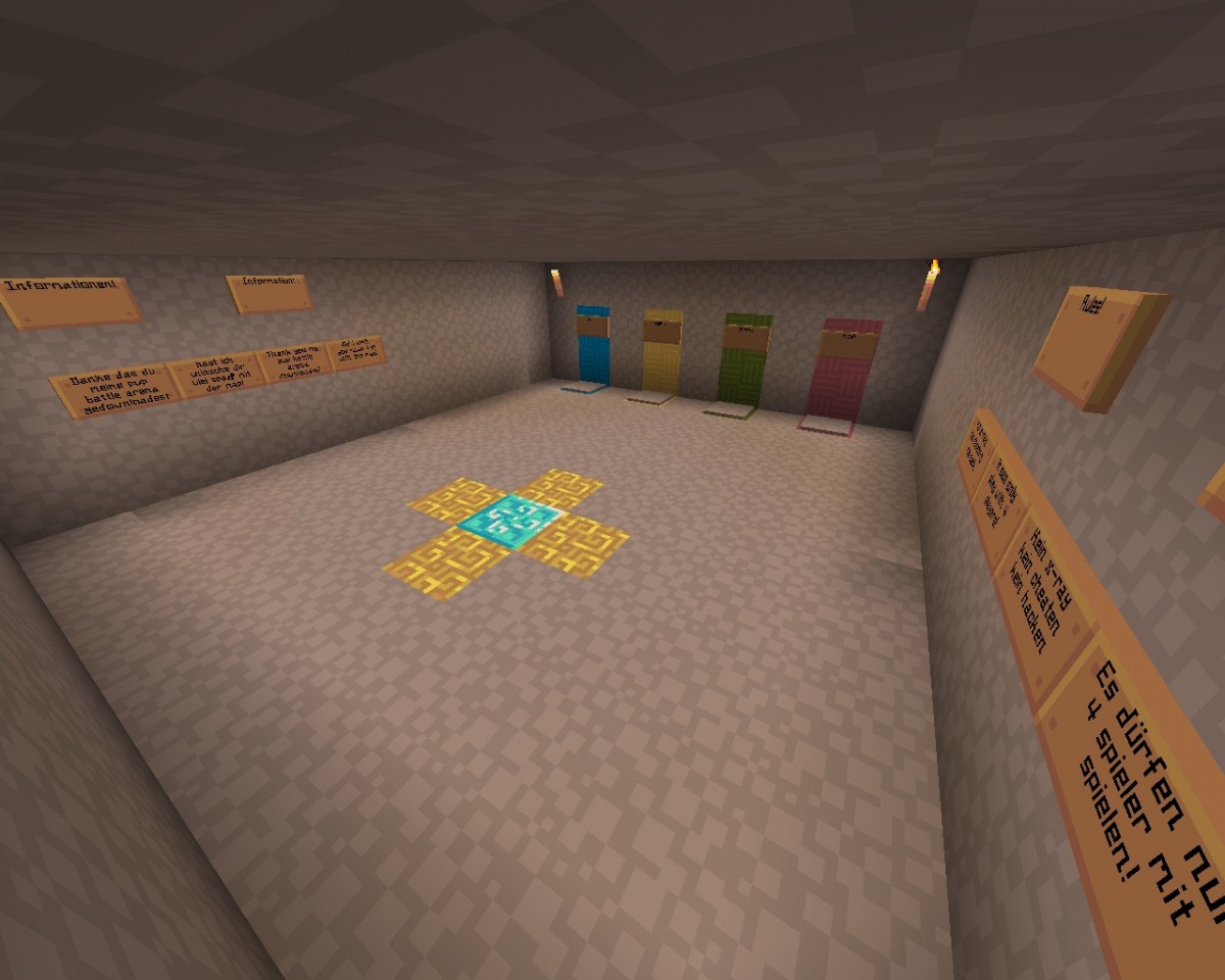 Pvp battle arena Minecraft Map